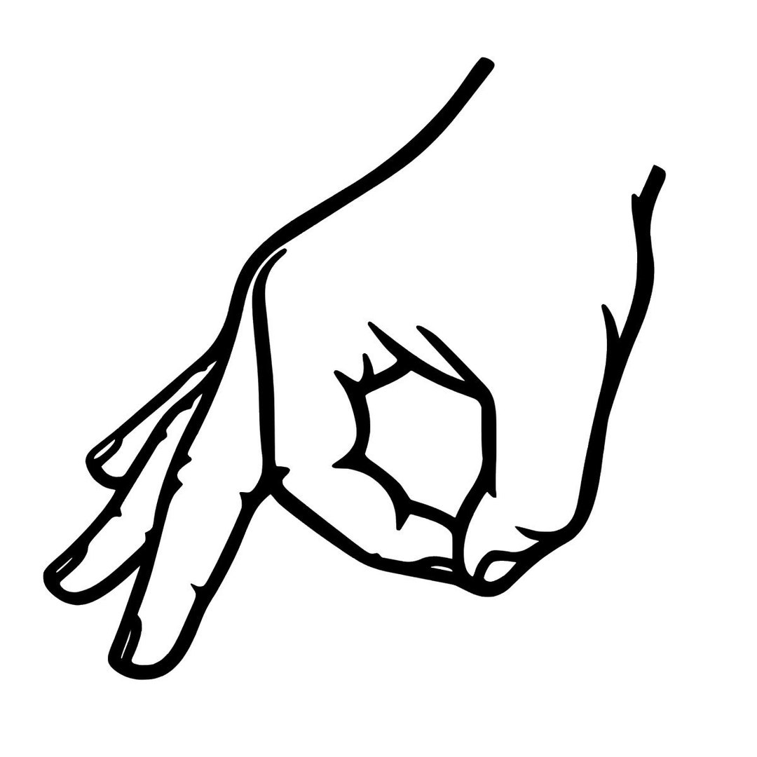 FREE SHIPPING Made You Look, O Hand, Vinyl Decal for Window, Car ...