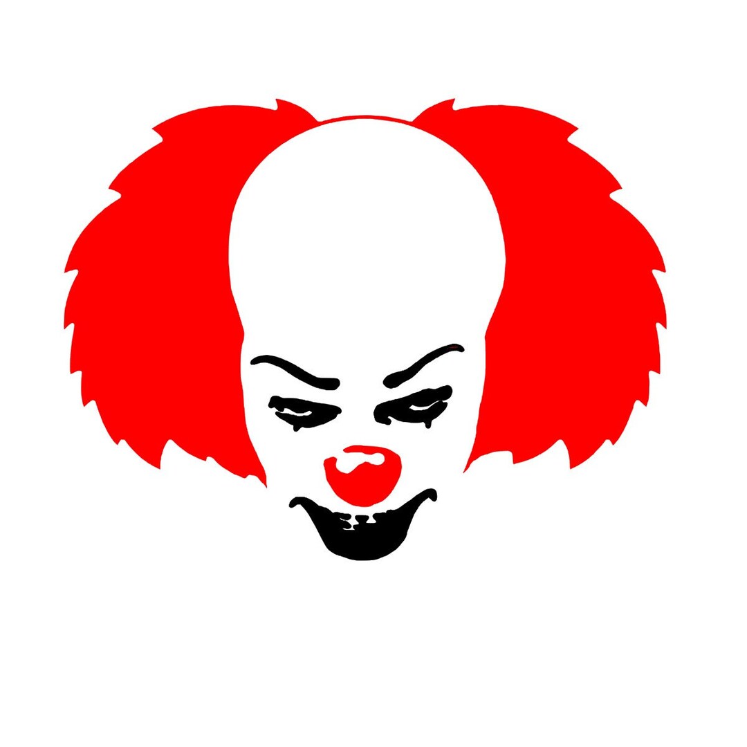 Pennywise IT 1990 and 2017, New and Original, Vinyl Decal for Window ...