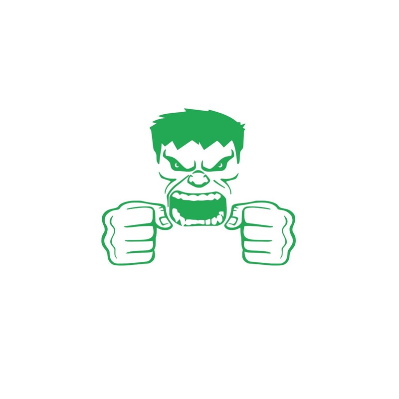 Hulk Decal - Etsy