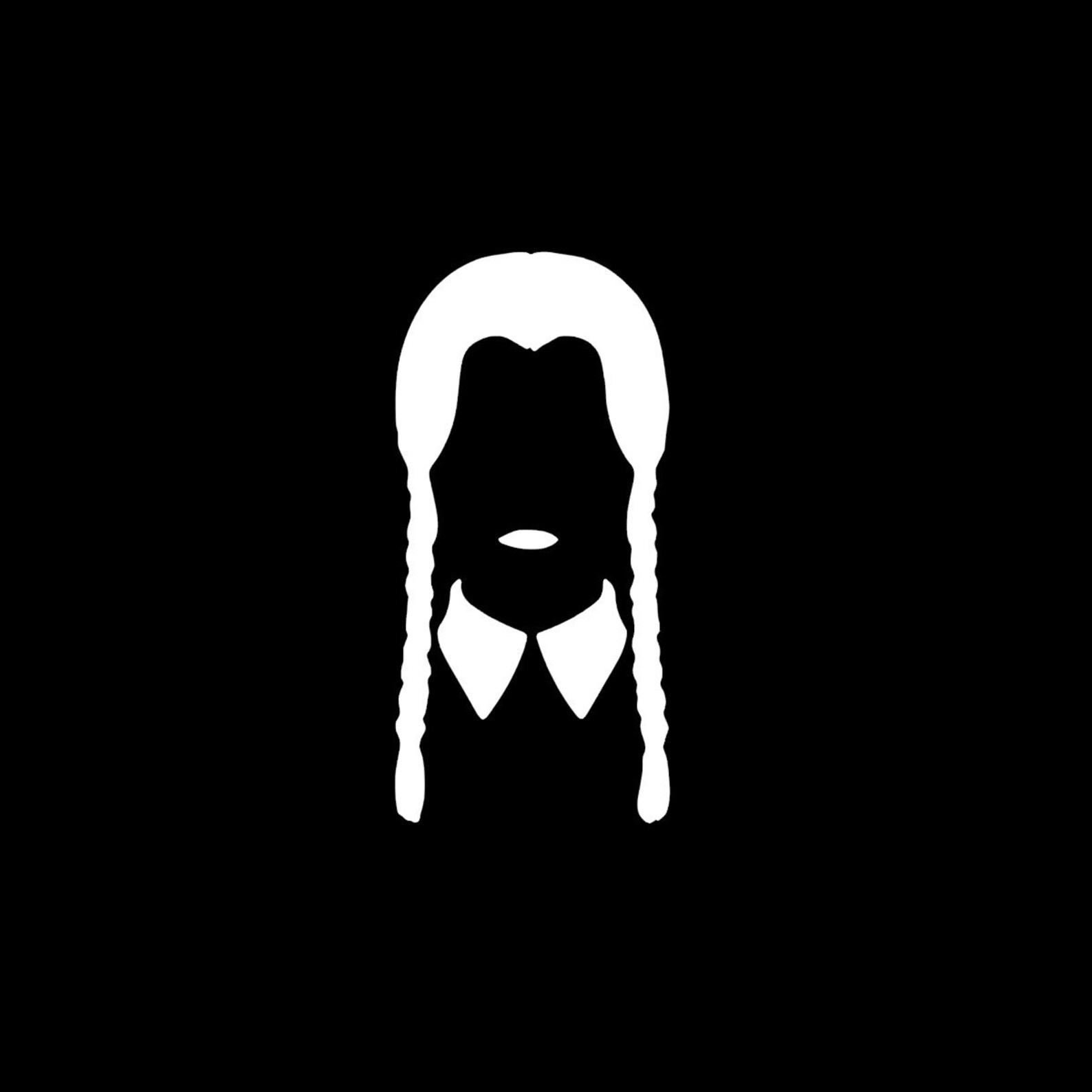 FREE SHIPPING Wednesday Addams, Addams Family, Vinyl Decal for Window ...
