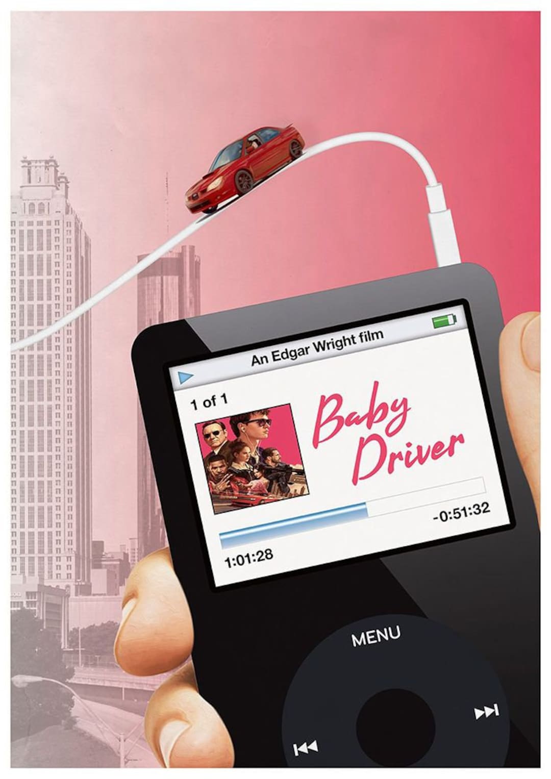 Baby Driver / Cartel de película / Cartel de película / Arte - Etsy España