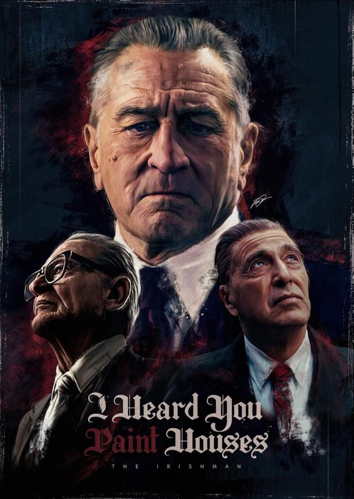 The Irishman / Film Poster / Movie Poster / Wall Art / Movie | Etsy