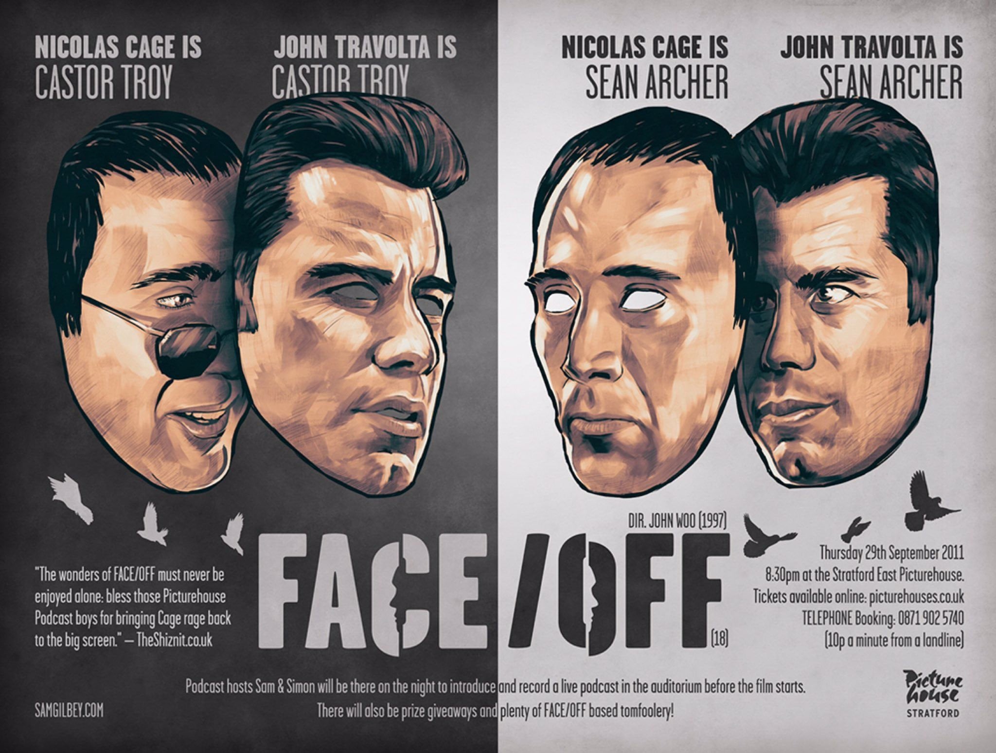 Face Off Movie Poster