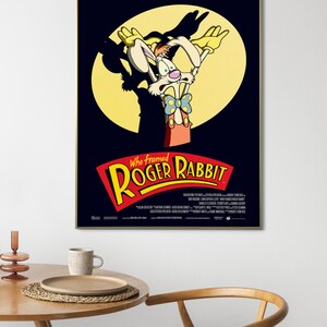 Who Framed Roger Rabbit / Film Poster / Wall Art / Movie Film / Wall ...