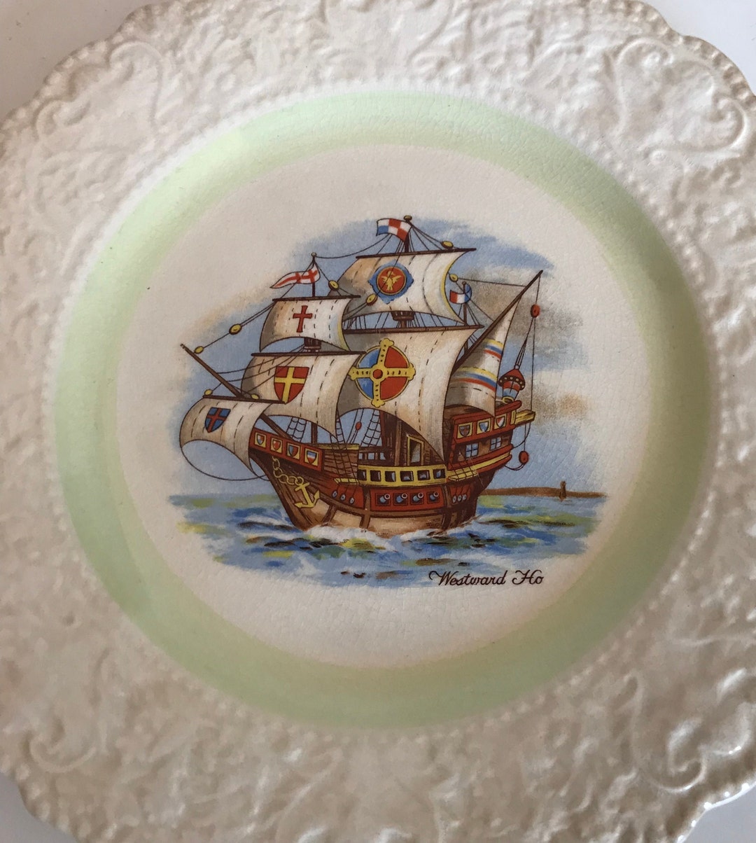 Elijah Cotton Nelson Ware Westward Ho Plate - Etsy