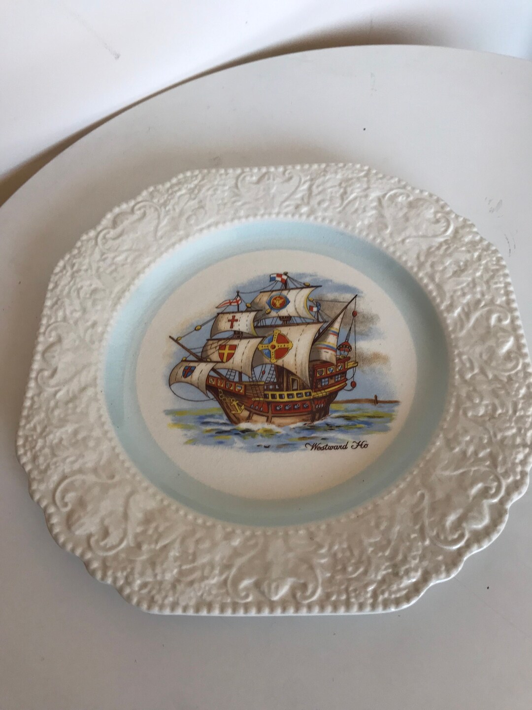 Collectors Decor Plate/ Elijah Cotton Nelson Ware Westward Ho Plate - Etsy