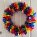 Rainbow Wreath XL - Etsy