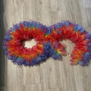 Rainbow Love Infinity Wreath - Etsy