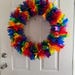 Rainbow Wreath XL - Etsy