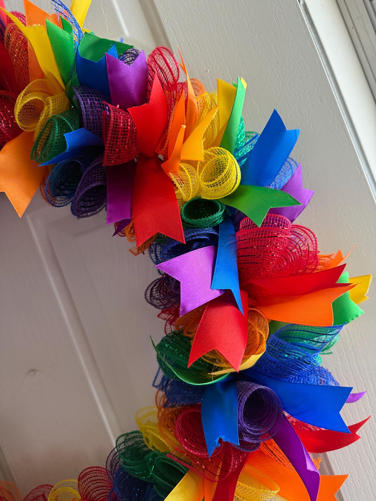Rainbow Wreath XL - Etsy