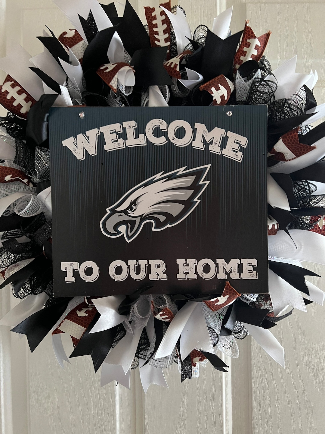 Philadelphia Eagles Wreath - Etsy