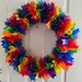 Rainbow Wreath XL - Etsy