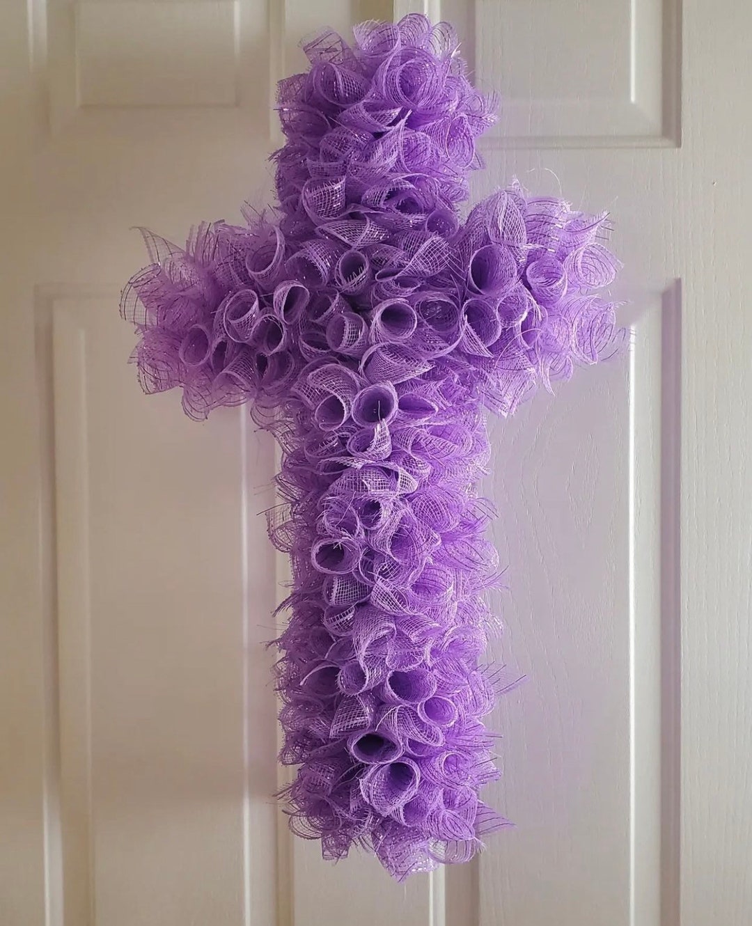 Deco Mesh Cross - Etsy