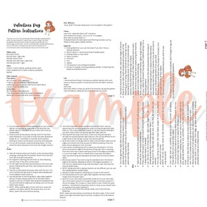 Rap Bunny Valentines Day Underwear Set Sewing Pattern by Rumple Designs ...