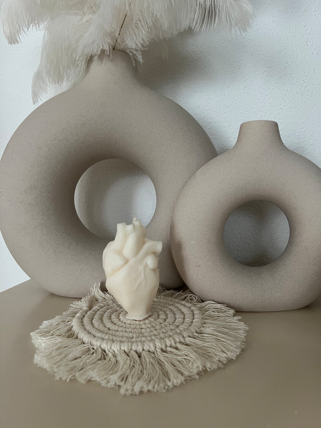 Heart - Organ - Surgery - Medicine - Heart Candle - Vegan - Handmade ...