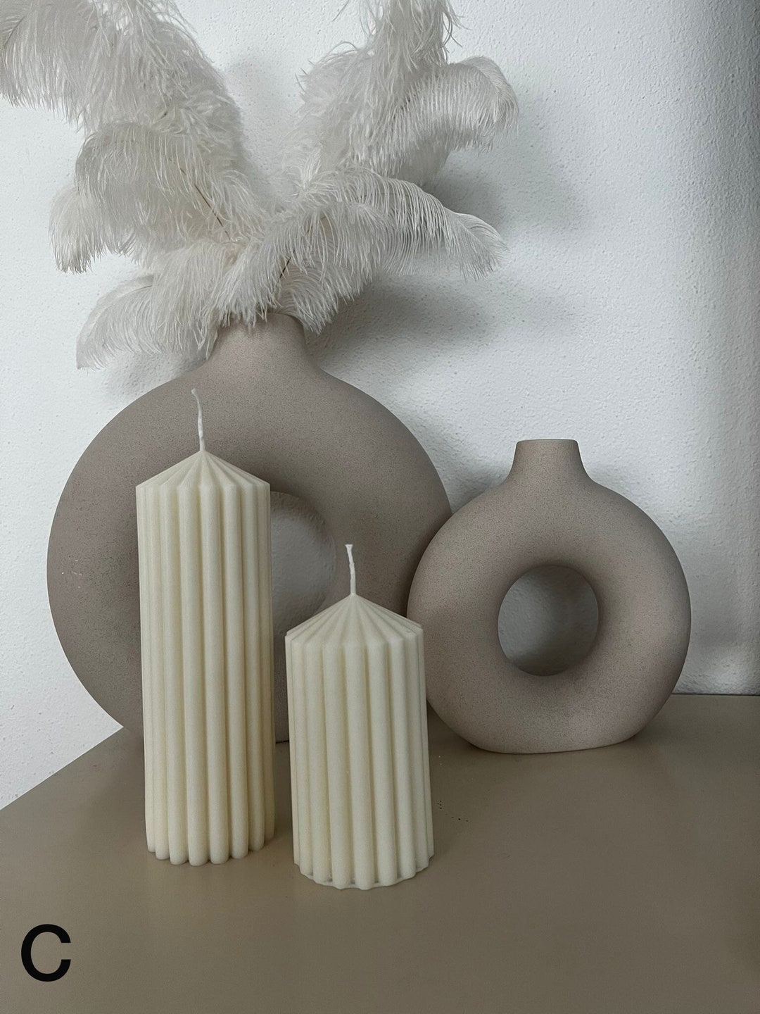 Pillar Candles - Pencil Candles - Tall Candles - Minimalist - Home ...