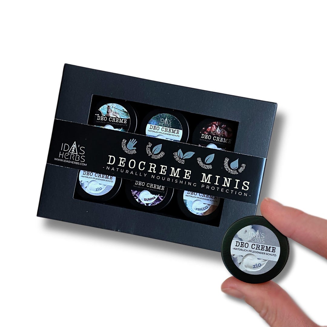 DEO CREAM Sample Set | No Aluminum, Plastic-free, Vegan, Plant-based ...