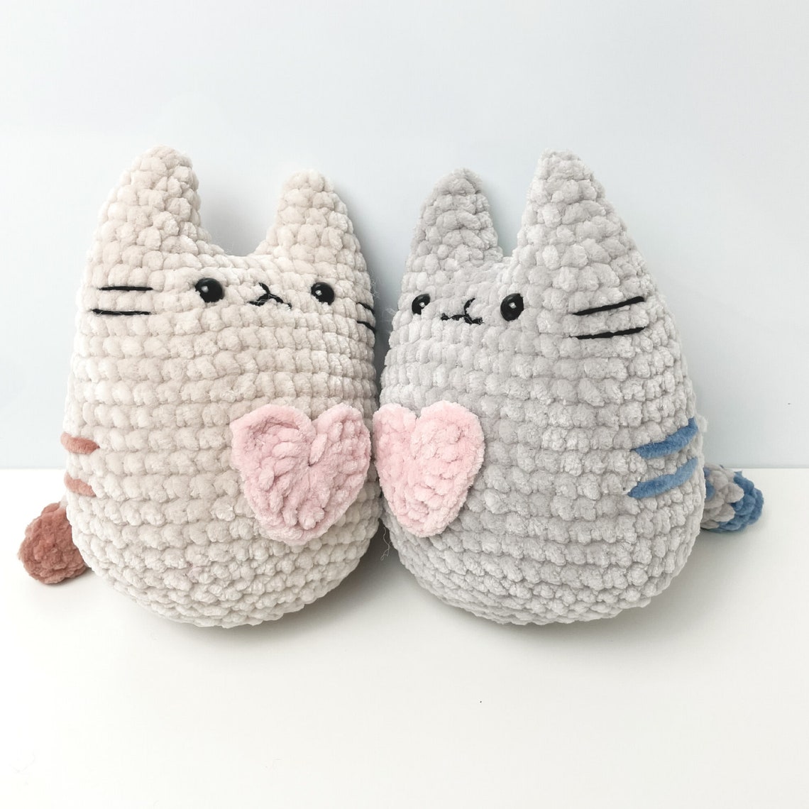 Crochet Cat With Heart Pattern Amigurumi Animal PDF - Etsy