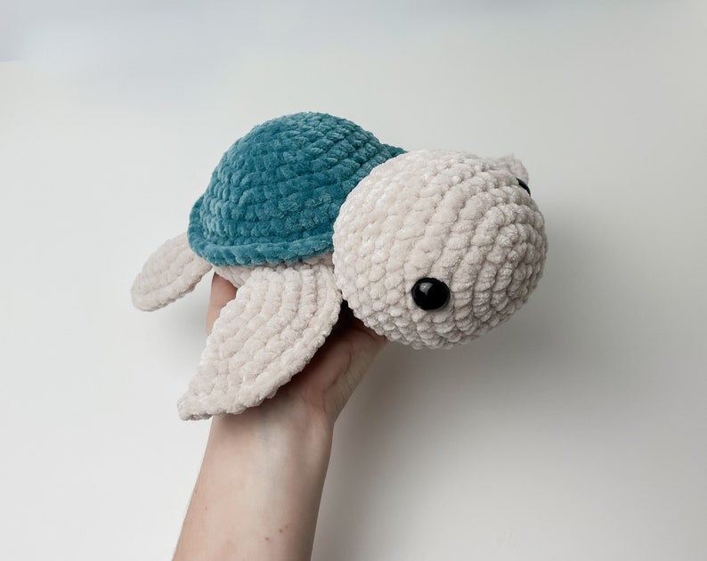 Large Crochet Turtle Pattern Amigurumi PDF - Etsy