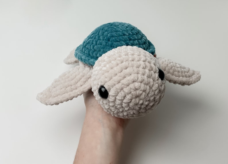 Large Crochet Turtle Pattern Amigurumi PDF - Etsy