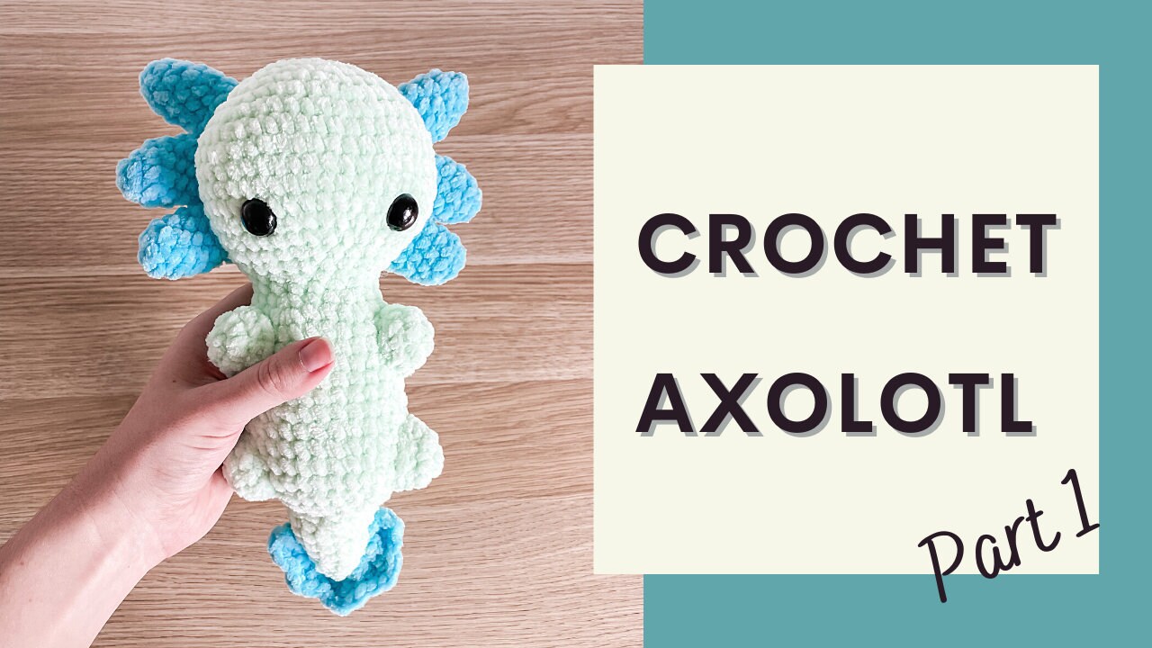 Crochet Axolotl Pattern Amigurumi PDF - Etsy