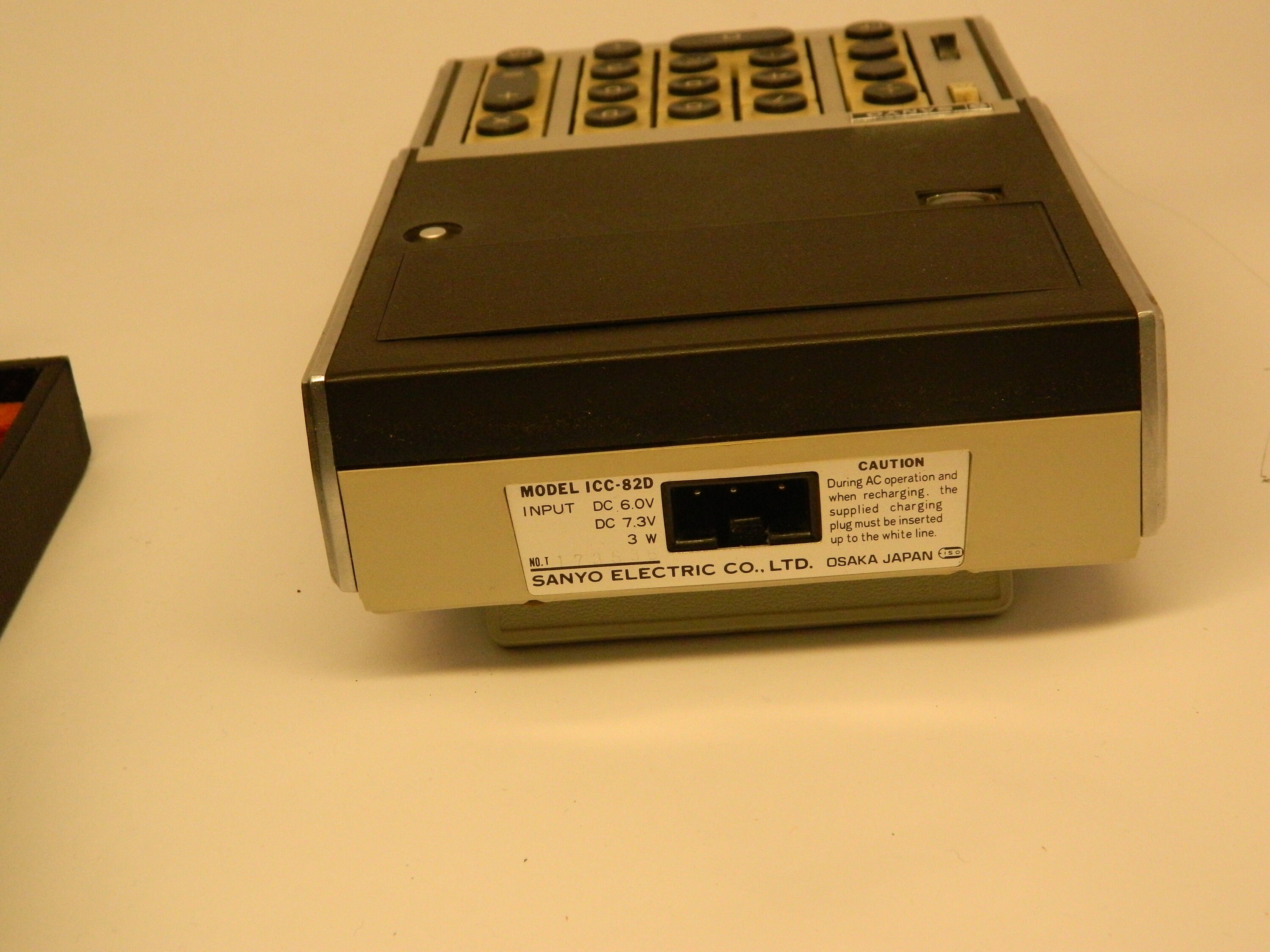Vintage CALCULATOR, SANYO ICC-82D 1970 Iconic Portable Calculator ...