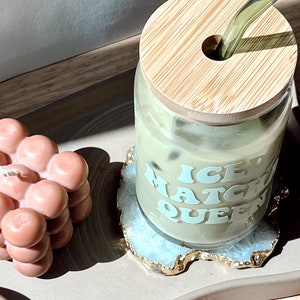 Matcha Glass Cup Matcha Set Glass for the Matcha Lover - Etsy