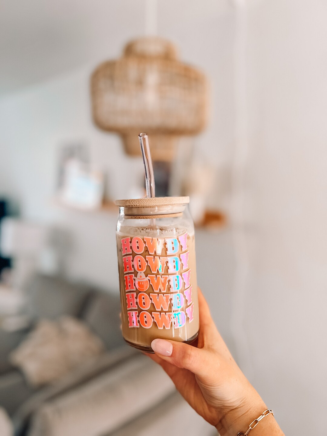 Howdy Cowboy Country Soda Can Glass Howdy Cup - Etsy