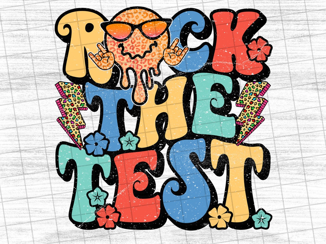 Rock the Test,testing Quotes Shirt for Teachers,state Testing ...