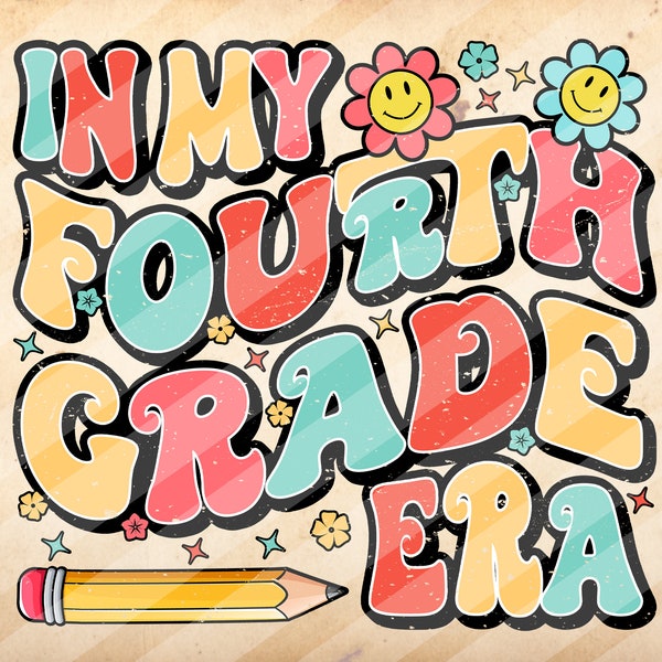 In My Fourth Grade Era Png - Etsy