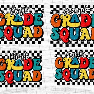 Grade Squadsped Teacher Crewfirst Day of Schoolkindergarten - Etsy