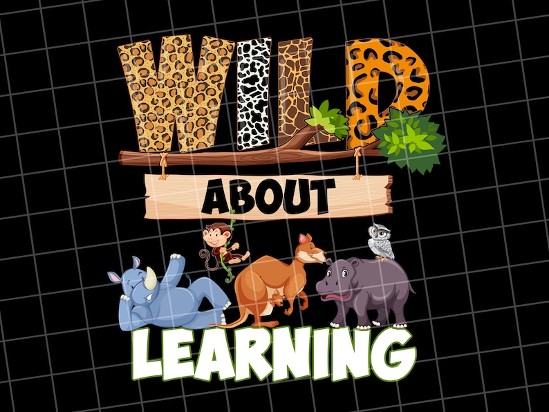 Wild About Learningfirst Day of School Back to School - Etsy
