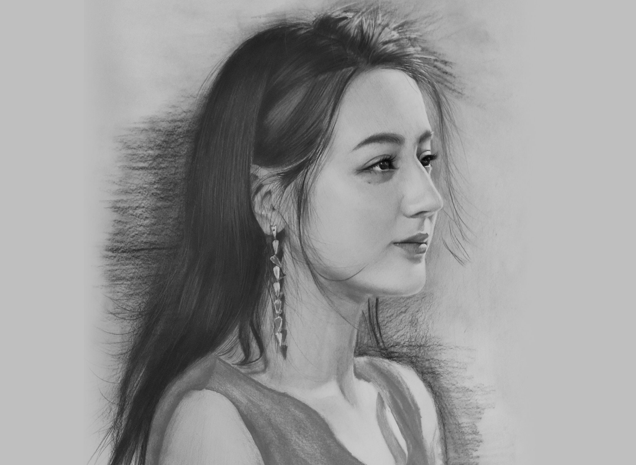 Custom Hand Drawn Portraits | Pencil Portrait From Photo, Portrait ...