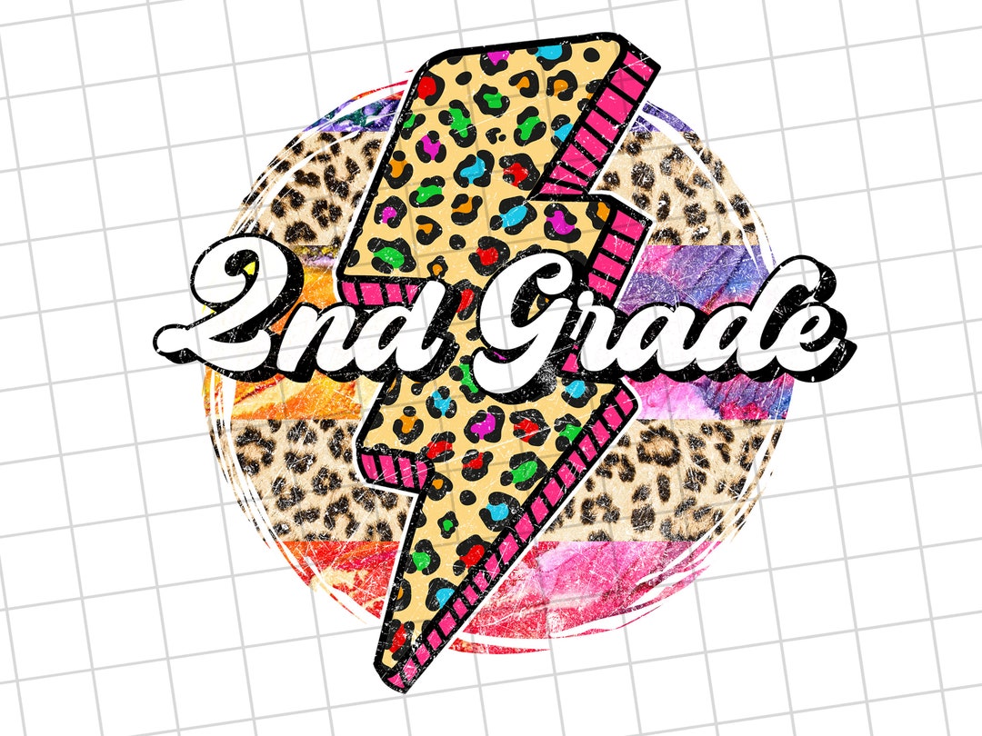 2nd Grade PNG, Second Grade Squad,sped Teacher Crew,leopard,first Day ...