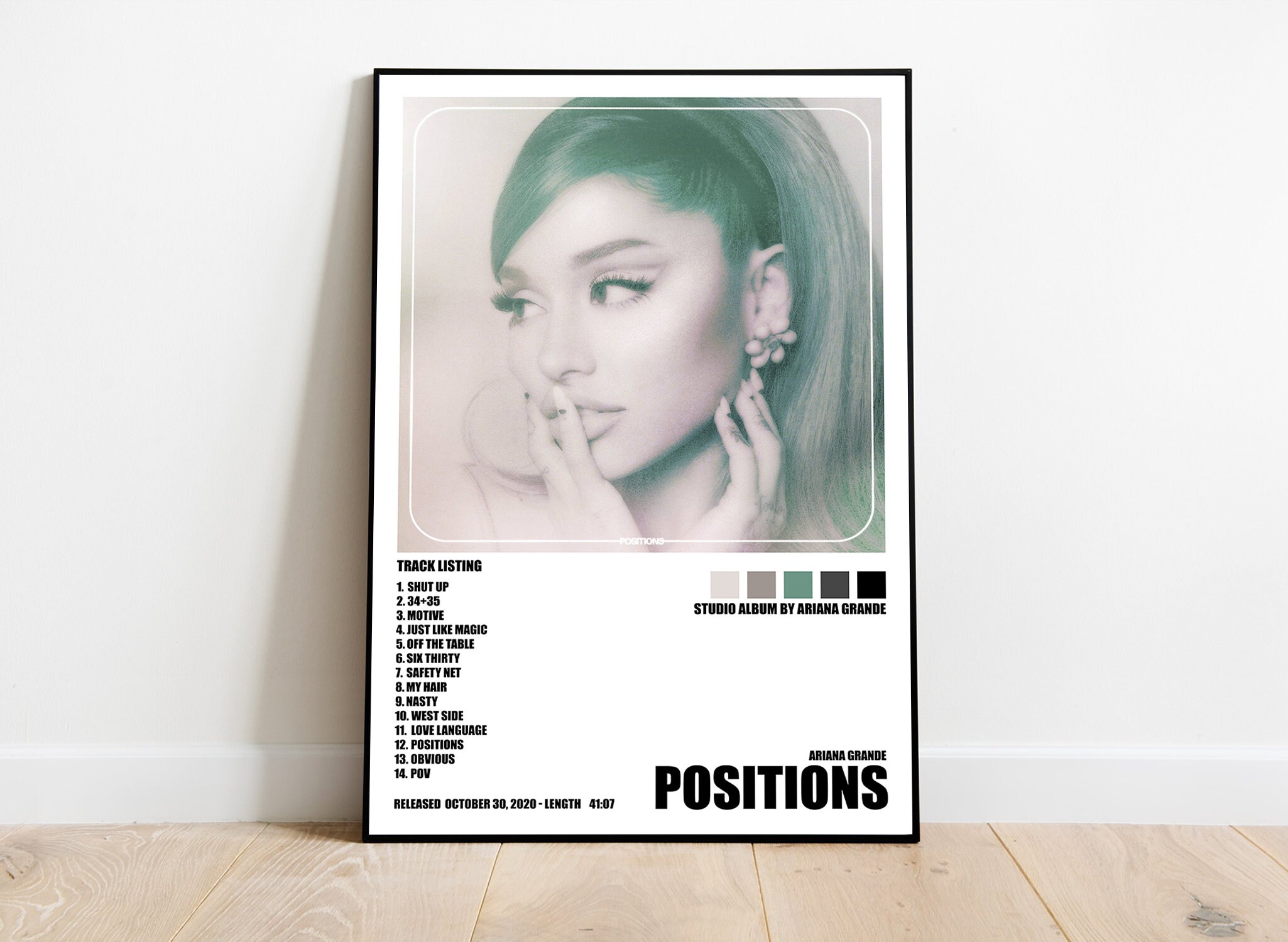 Ariana Grande Positions Poster Album Cover Poster Room Etsy