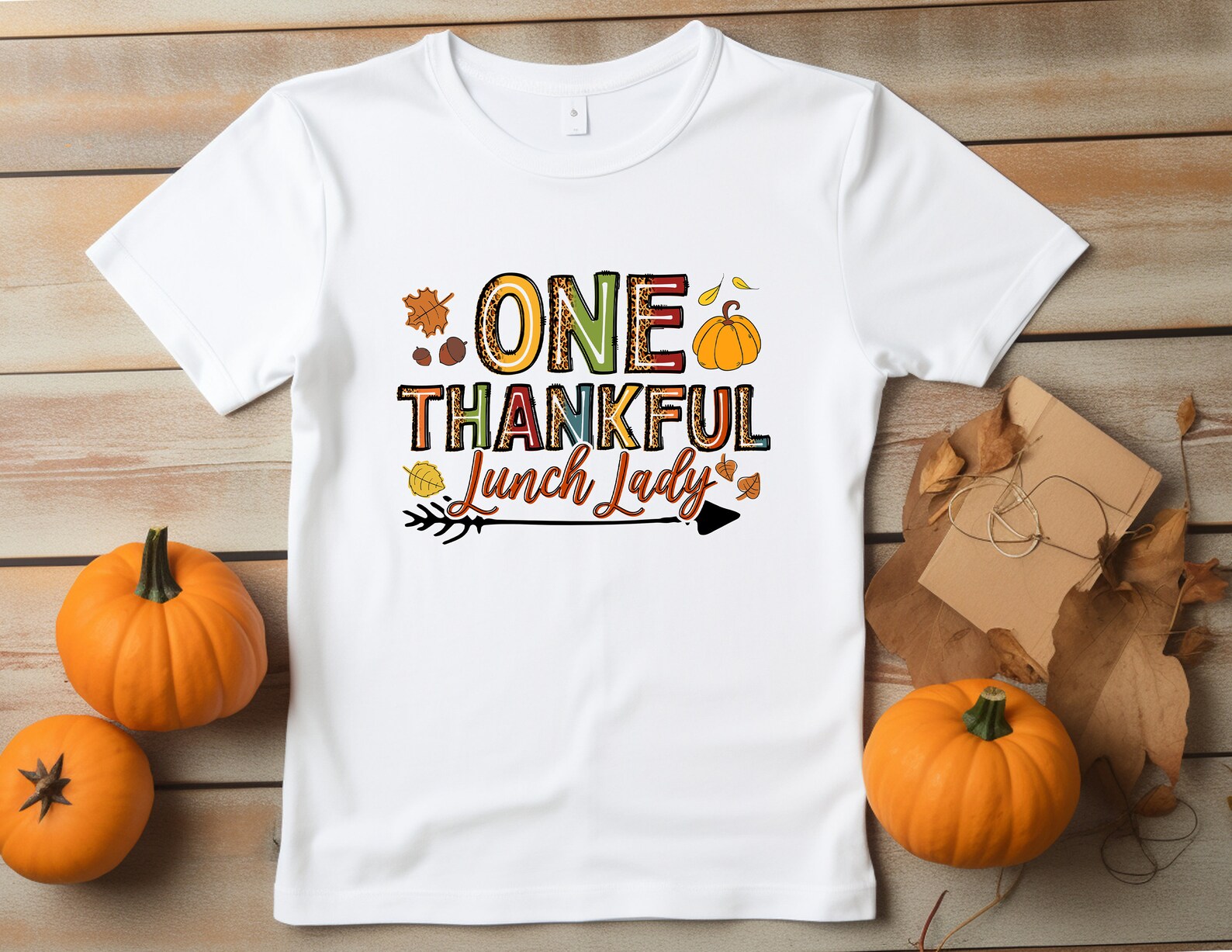 One Thankful Lunch Lady, Thanksgiving , Fall, Pumpkin Season,autumn ...