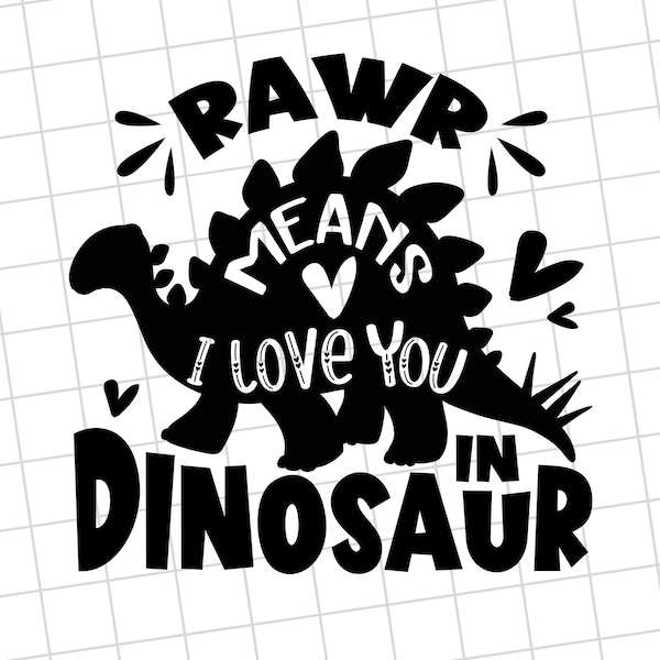 Dinosaur Rawr - Etsy