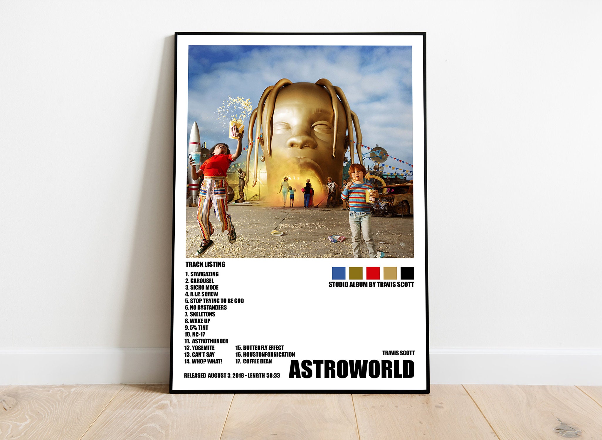 Travis Scott Astroworld Poster Album Cover Poster Room | Etsy