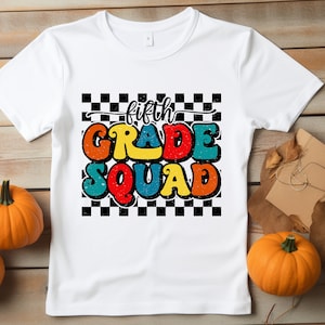 Grade Squadsped Teacher Crewfirst Day of Schoolkindergarten - Etsy