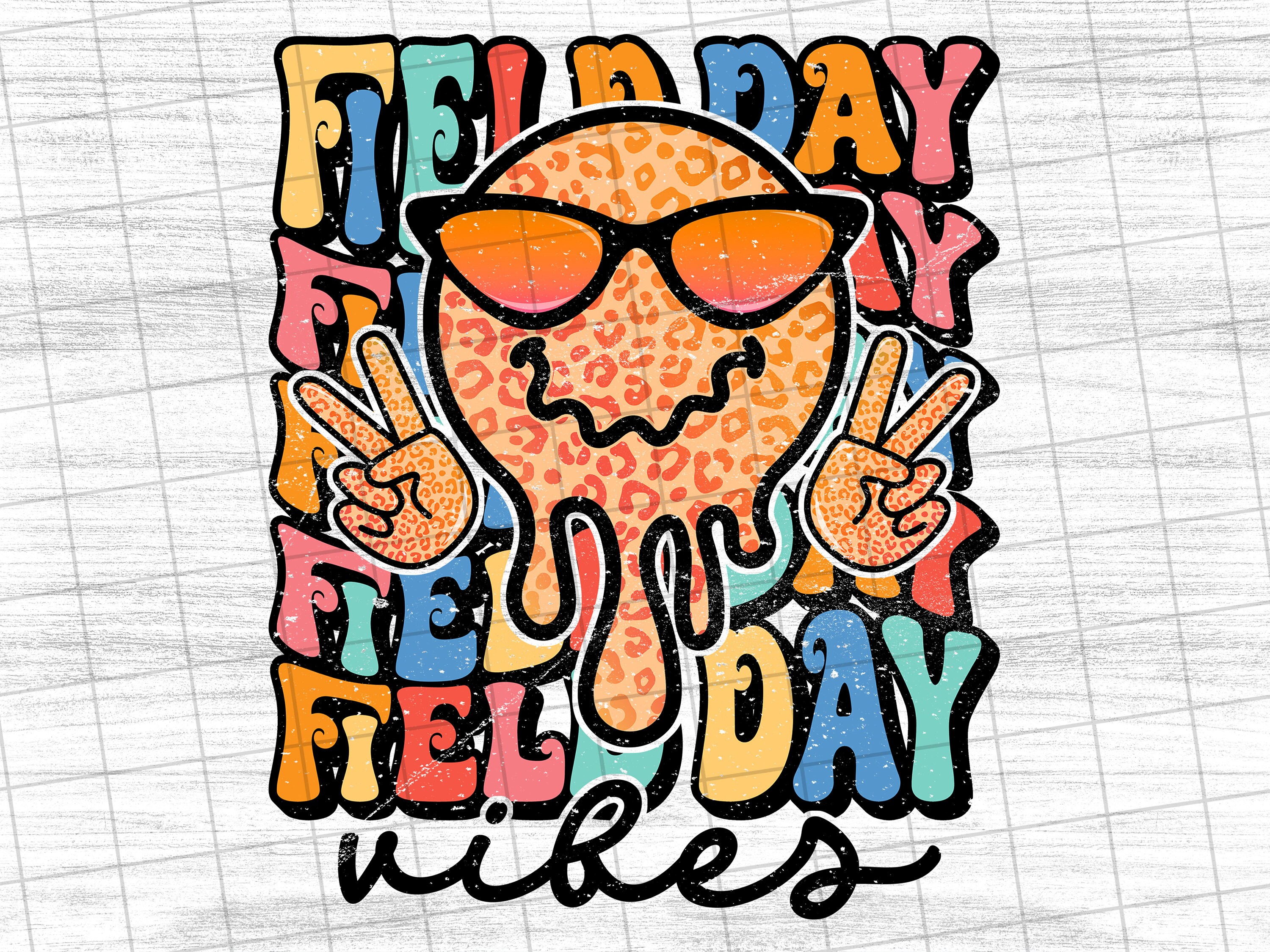 Field Day Vibes , Retro Groovy Field Day , Field Day School,last Day of ...