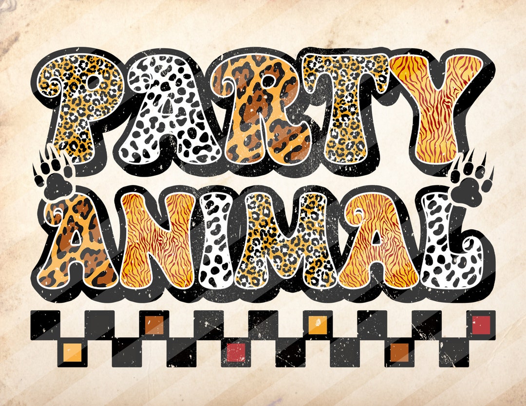 Party Animal , Zoo Animals Birthday , Wild Birthday Outfit, Sublimation ...