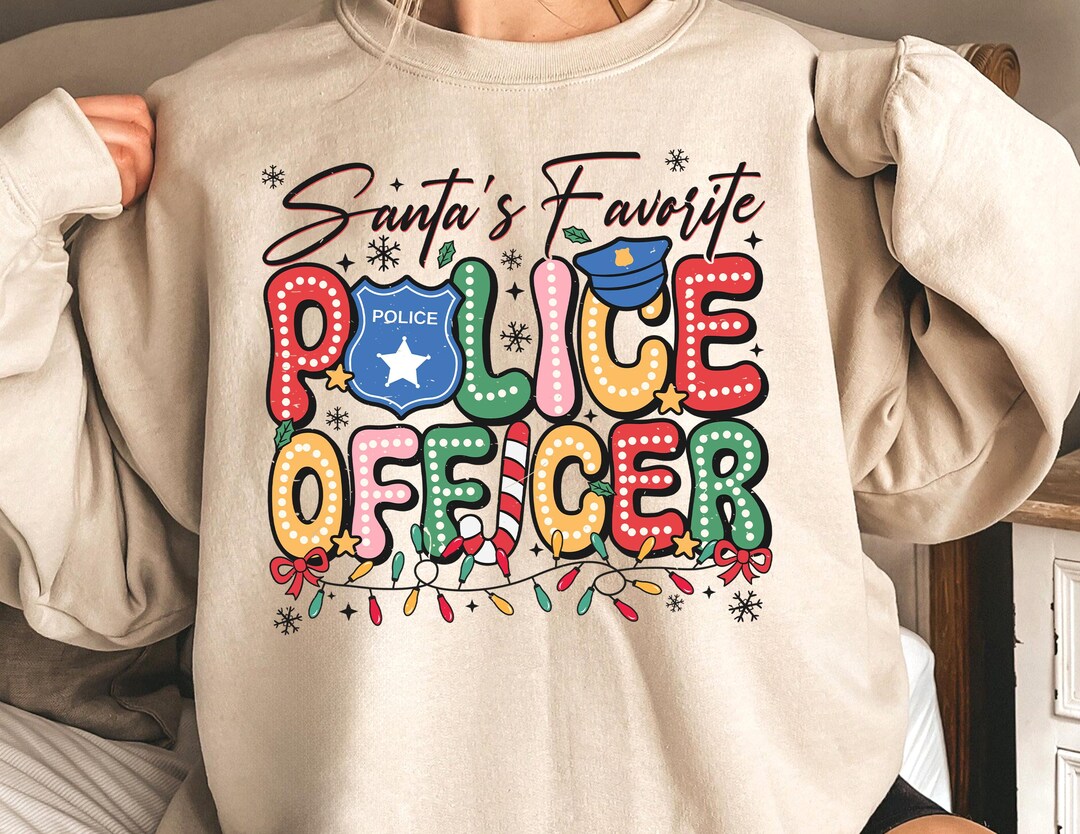 Santa's Favorite Police Officer Png, Merry Christmas, Christmas Doodle ...