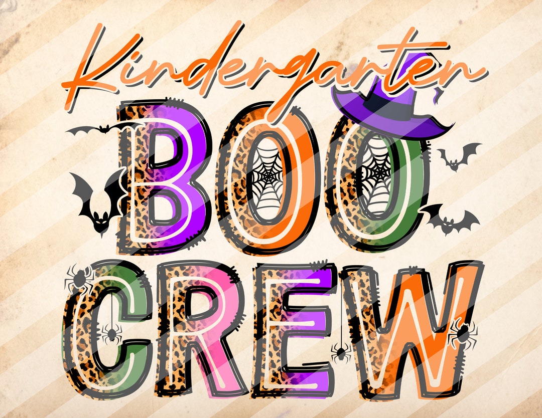 Kindergarten Boo Crew,trick or Treat,the Boo Crew,spooky Vibes ...