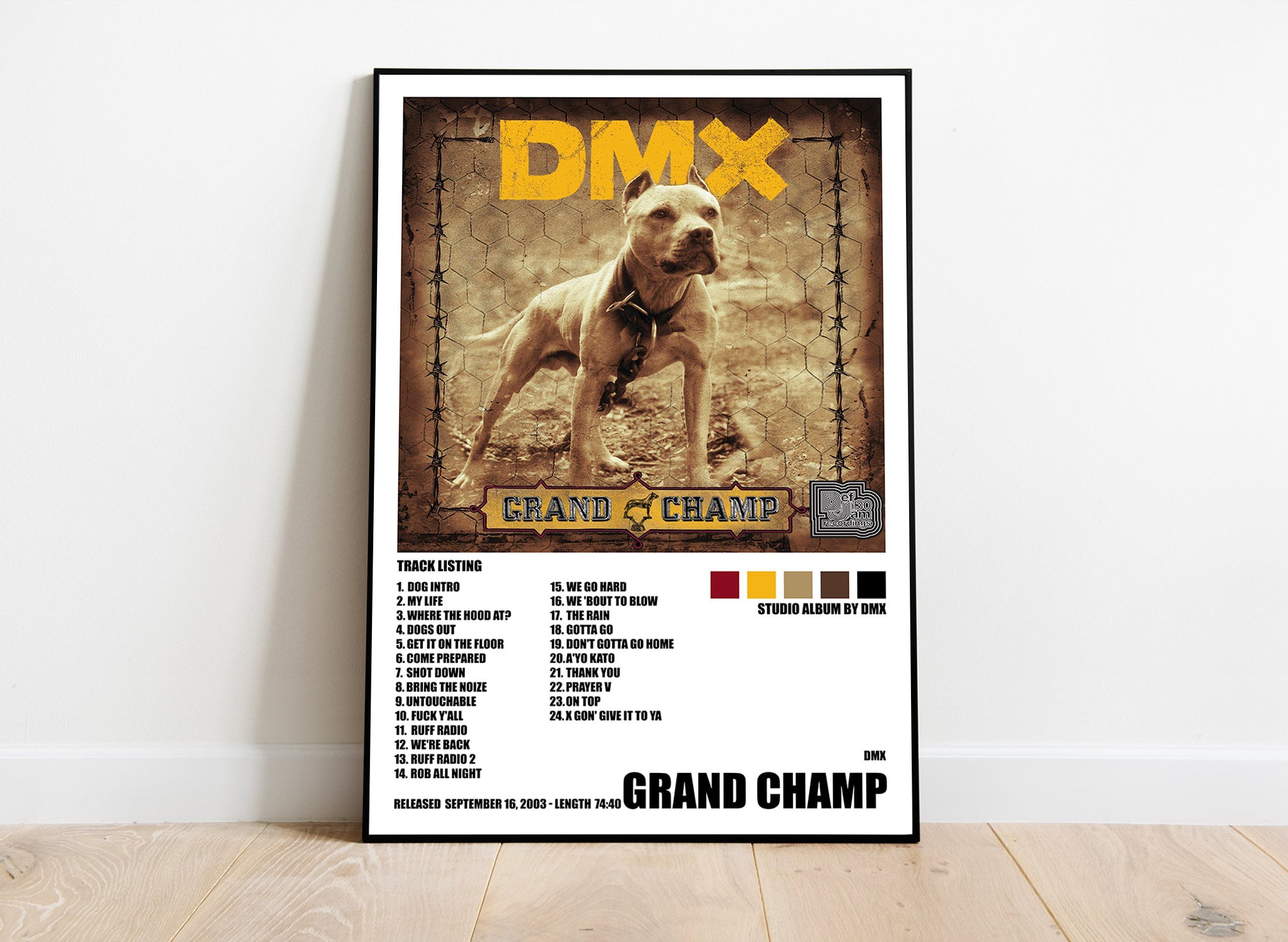 DMX Grand Champ Poster Album Cover Poster Room Decor | Etsy