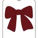 Christmas Bow Gift Tags – Printable Holiday Tags | Instant Download - Etsy