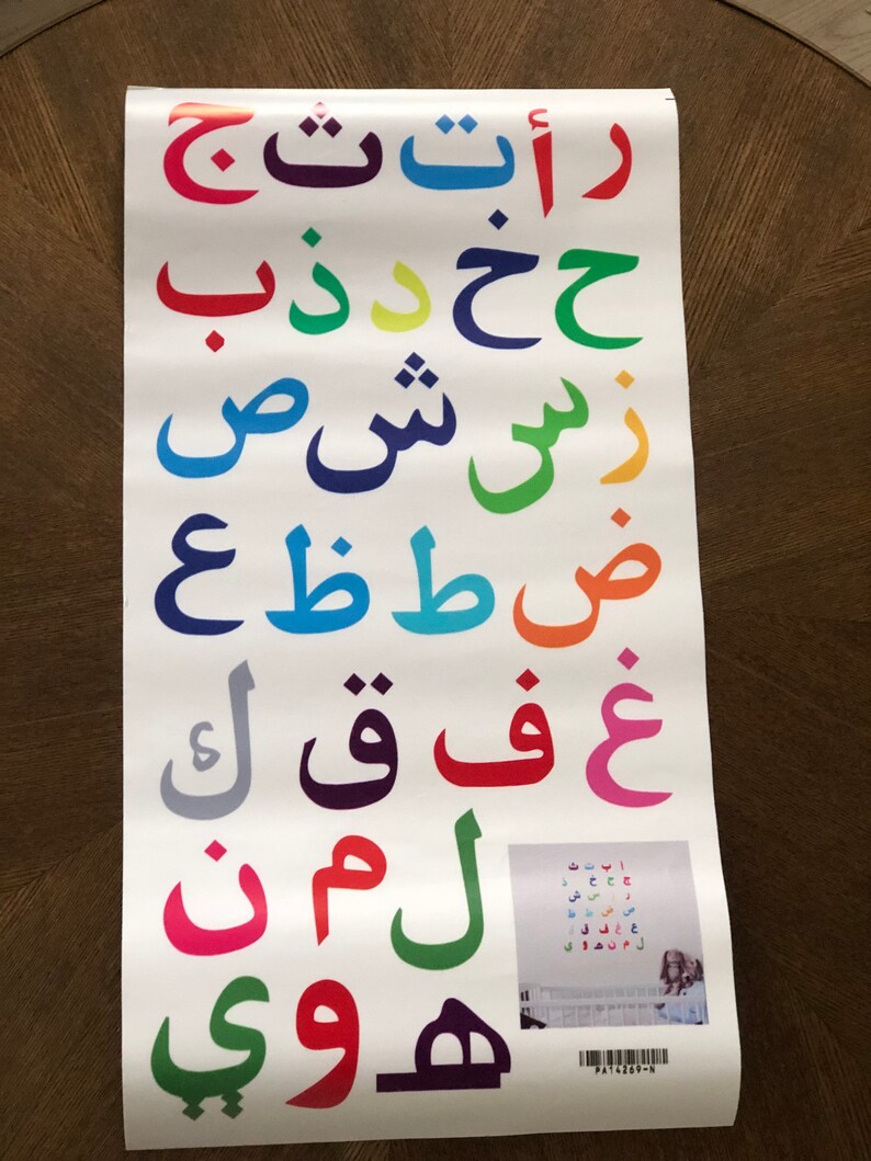 Wall Decoration Arabic Alphabet - Etsy
