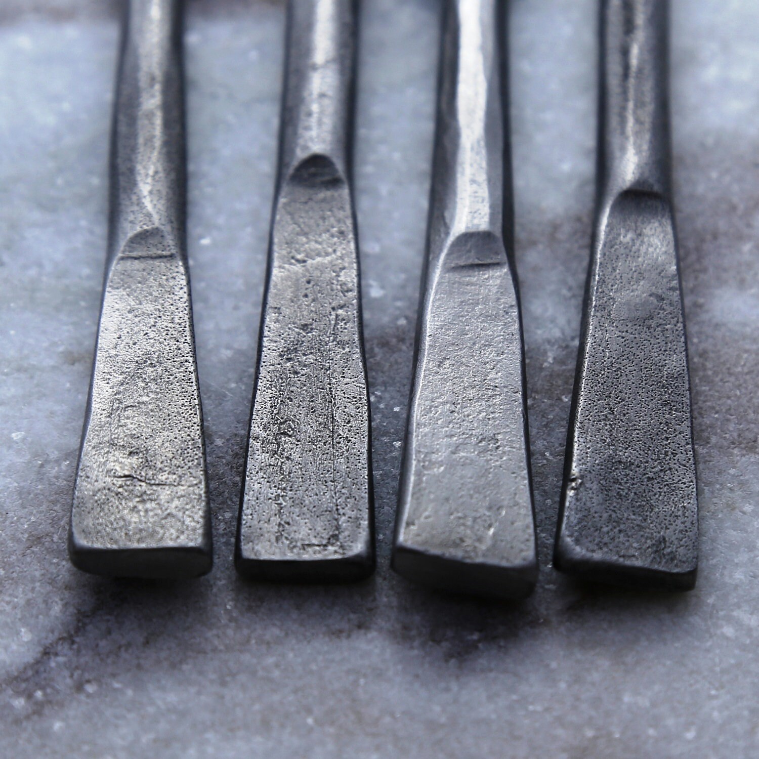 Nascent Steel Celia Cheese Spreader & Fork 4 Pc. Set - Etsy