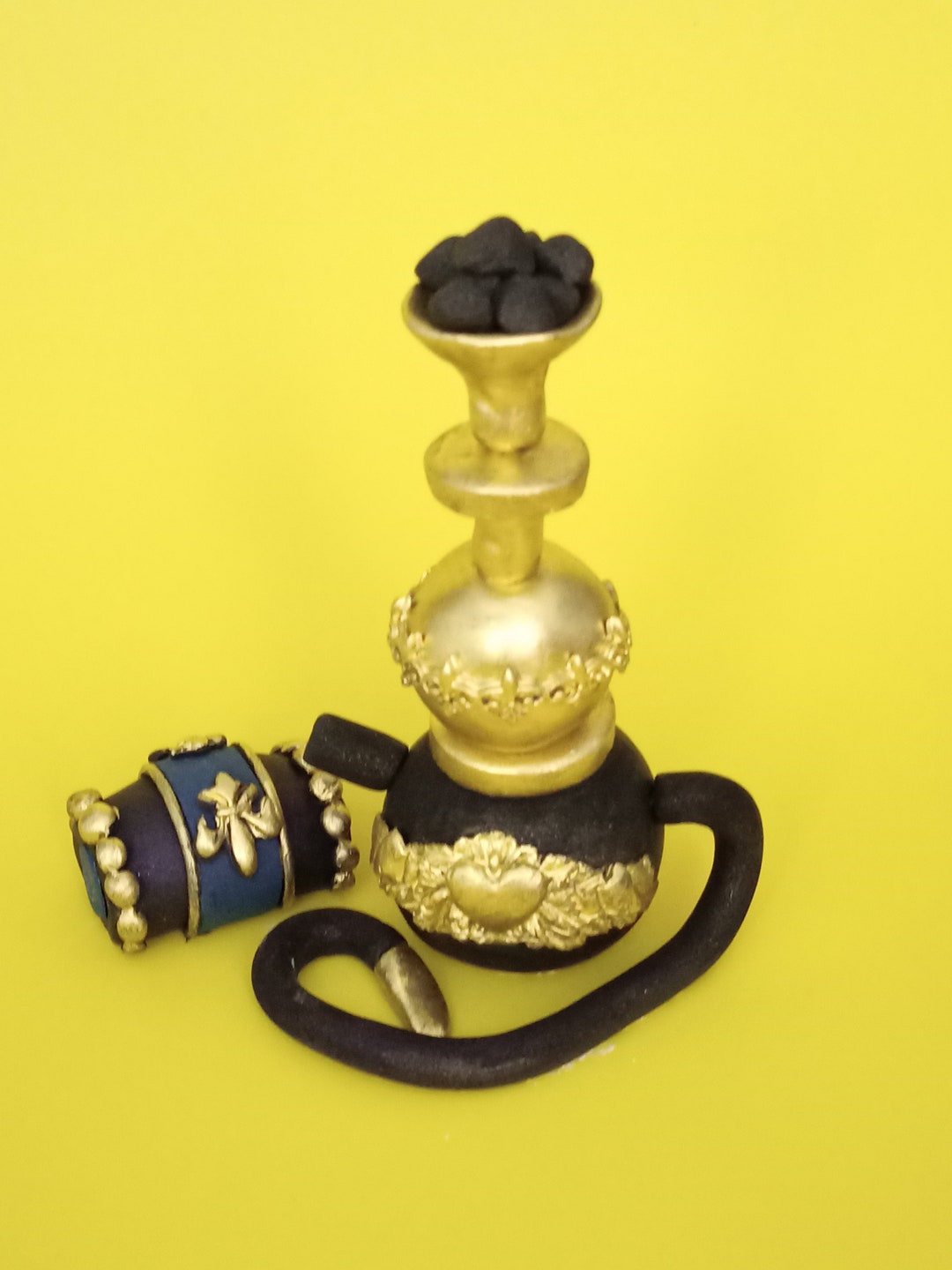 Shisha Pipe Drum Edible Sugar Paste Cake Topper - Etsy UK