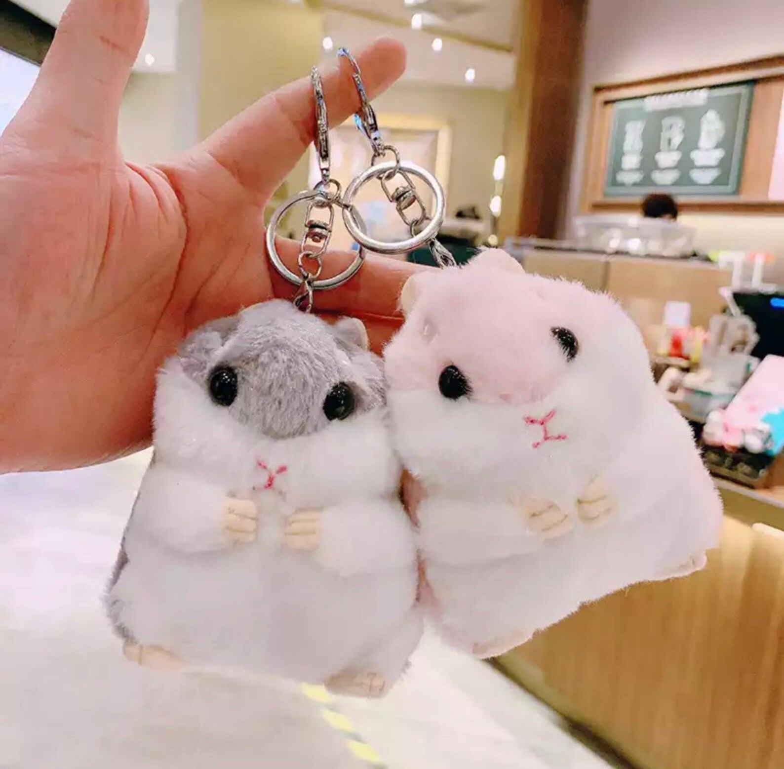 Cute Hamster Key Chain | Etsy