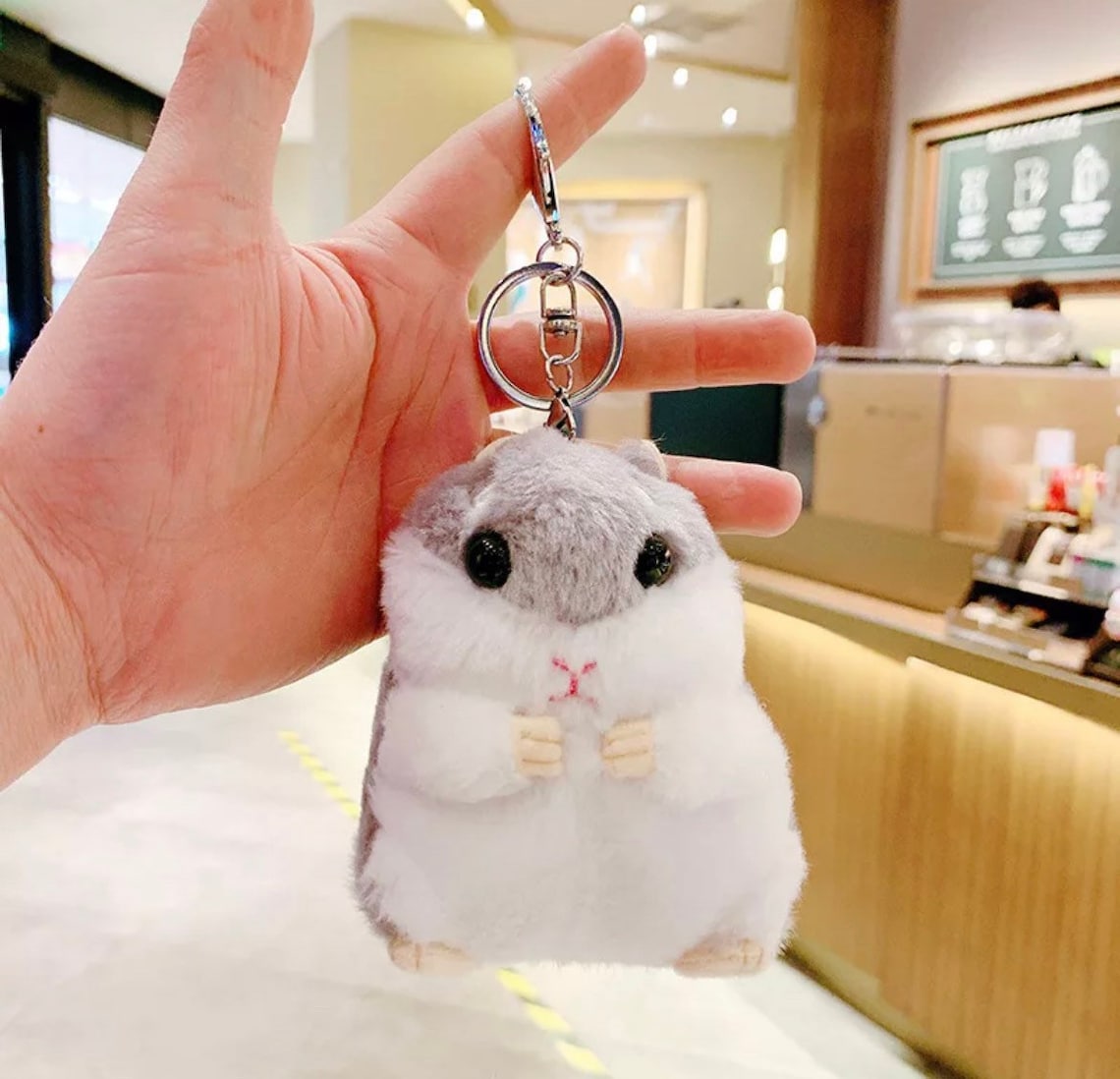 Cute Hamster Key Chain | Etsy